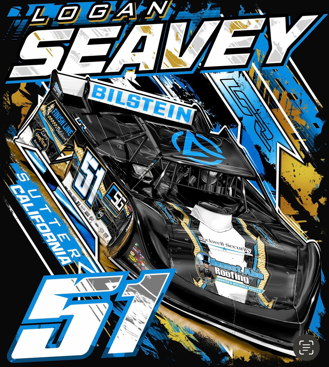 51 Dirt Late Model Decal – Logan Seavey Racing